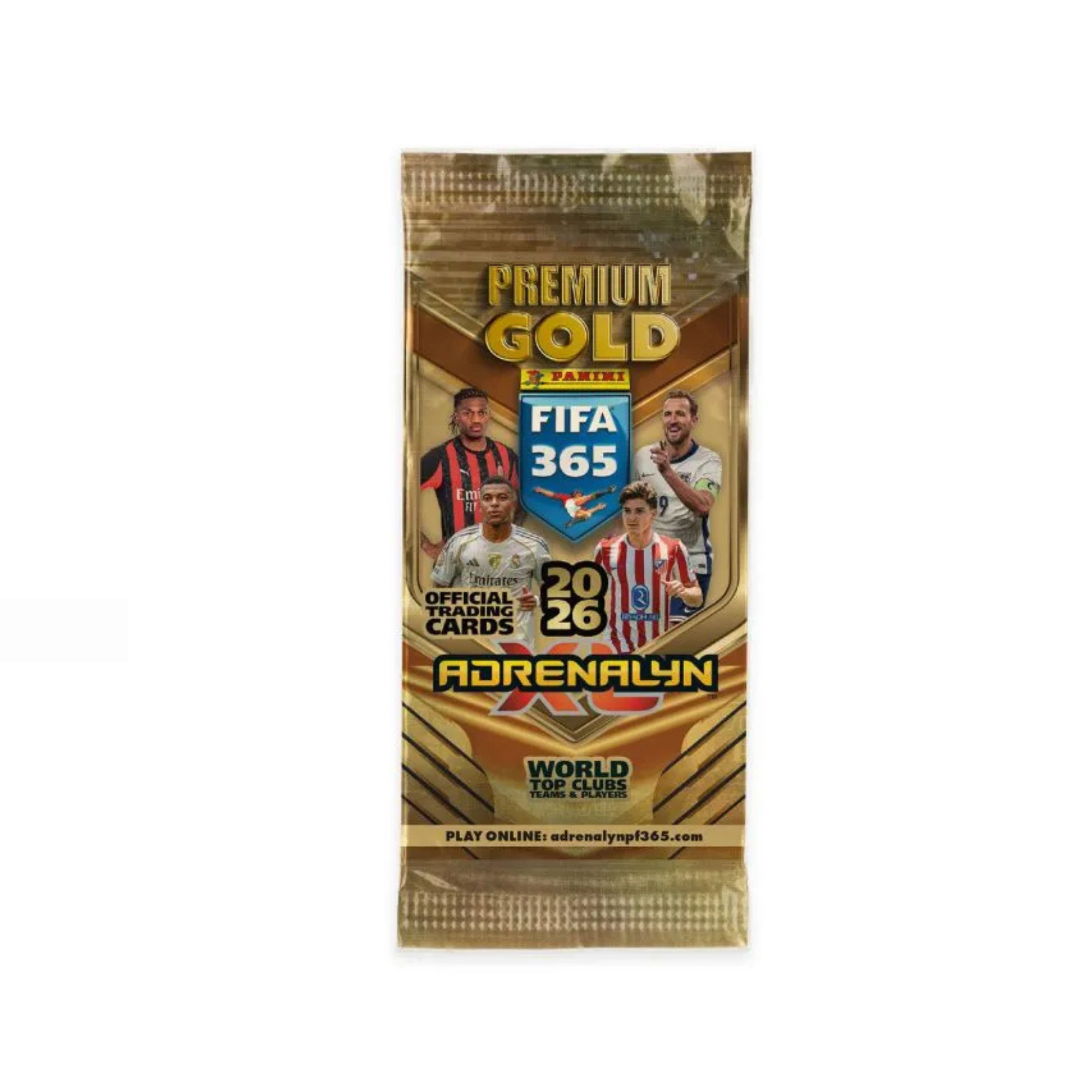 FIFA 365 Adrenalyn XL 2026 Premium Gold Pack – Panini 3 Gold Limited E